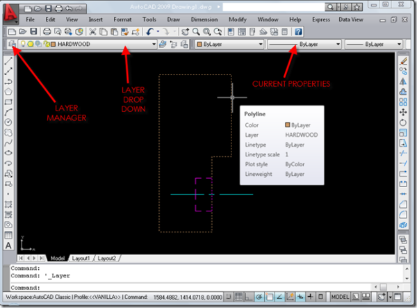 How to use AutoCAD layers to organise your Geometry.