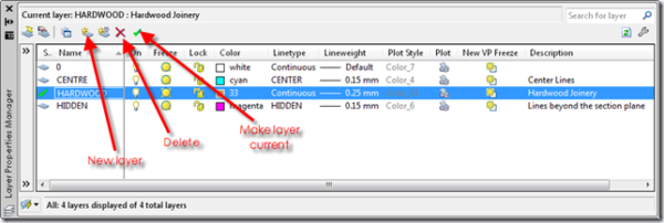 How to use AutoCAD layers to organise your Geometry.